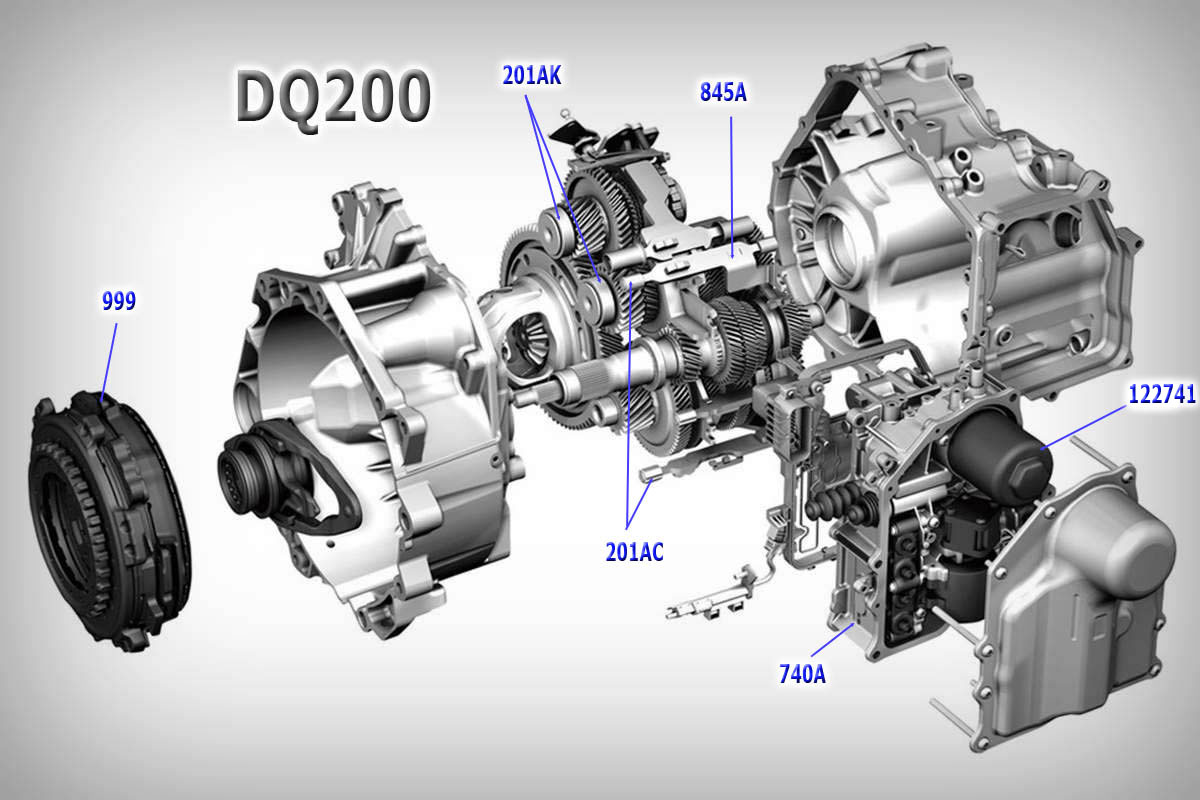 DSG DQ200 ОA\ OB Описание Каталоги, Цены